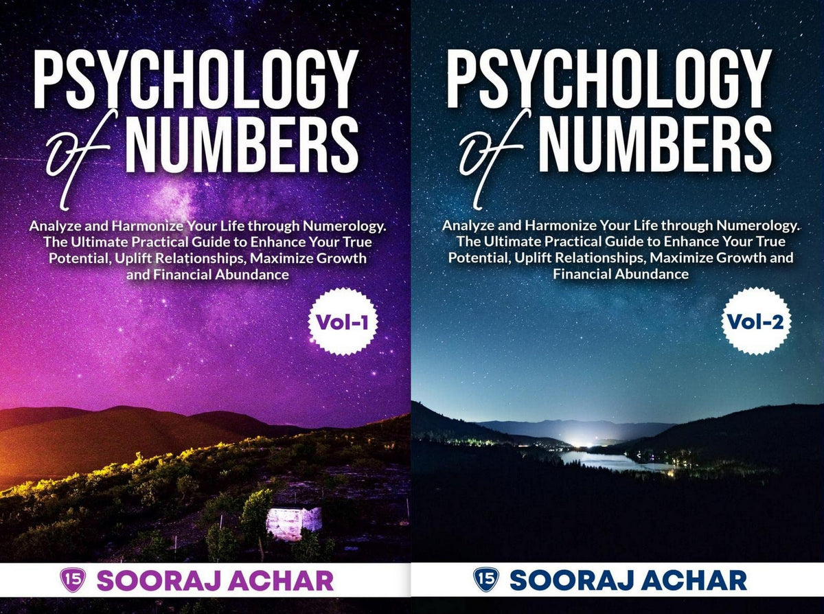 Psychology of Numbers (2 Volumes Set) [English] By Sooraj Achar ...