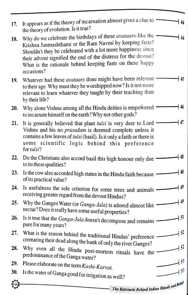 The Rationale Behind Indian Rituals and Beliefs in English By BK ...